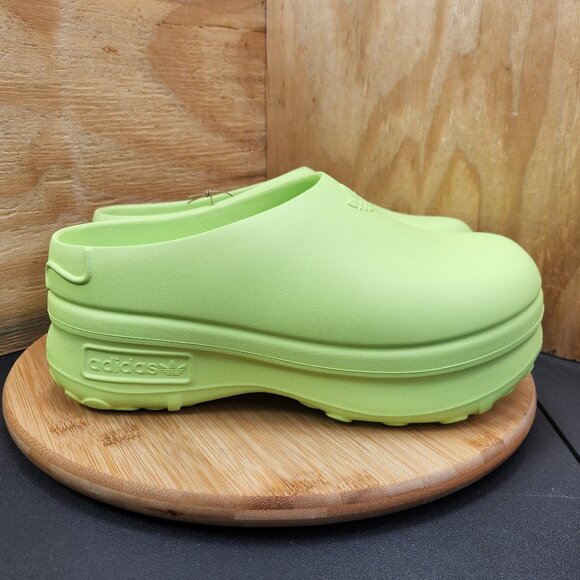 adidas | Shoes | Adidas Womens Adifom Stan Smith Lime Green Mule Clog ...